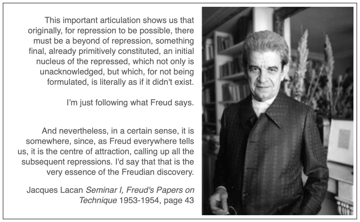 Introduction to Lacan: Return to Freud – Lacan Circle of Australia