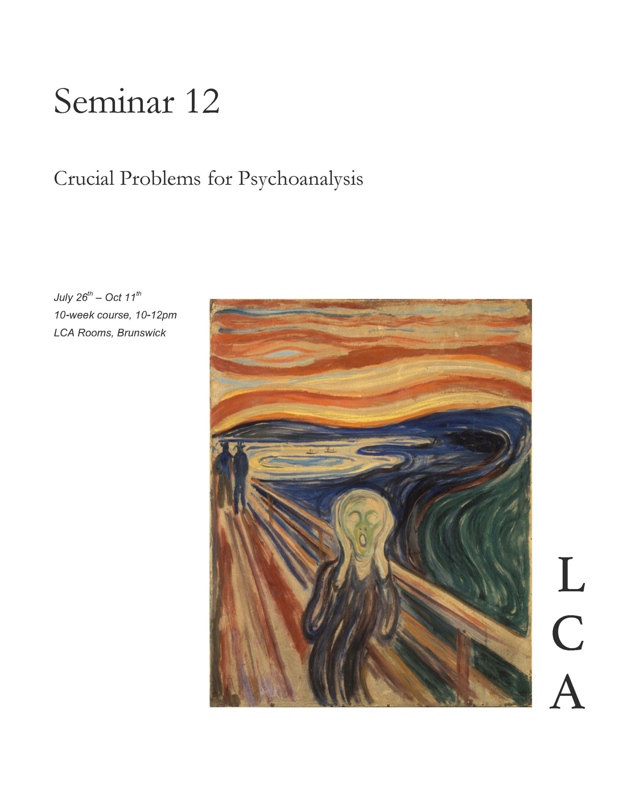 Reading Seminar XII: Crucial Problems for Psychoanalysis – Lacan Circle ...