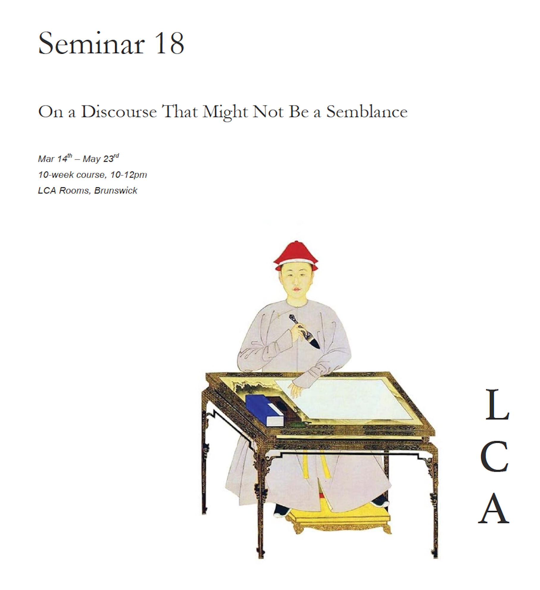 S18 Poster Sem 1 2026 Crop2 – Lacan Circle of Australia